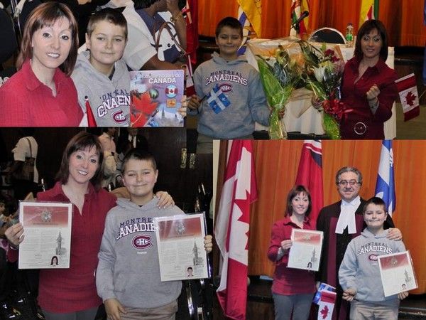 Déroulement de la cérémonie de la citoyenneté Canadienne